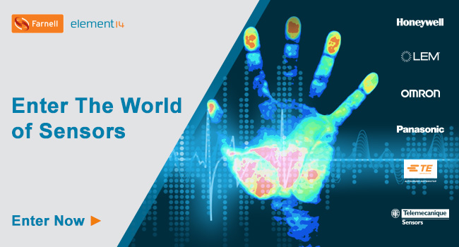 Drive innovation smarter with Farnell sensors range