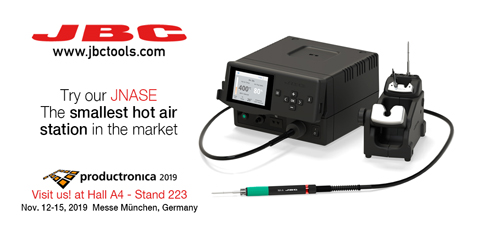 JBC introduce you the JNASE, the smallest Hot Air Station in the ma...