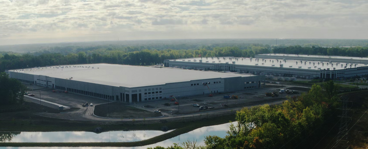 A new battery cell factory stands tall in Michigan