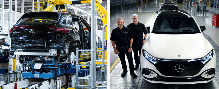 Mercedes-Benz start production of the new EQS SUV in Alabama