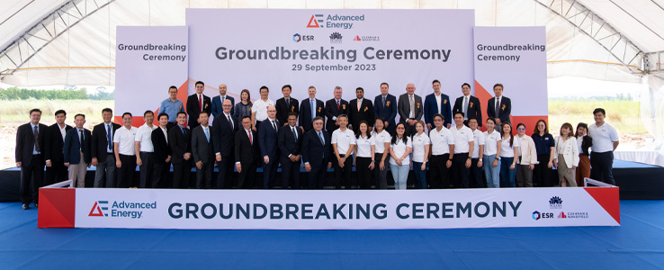 Advanced Energy breaks ground on flagship factory