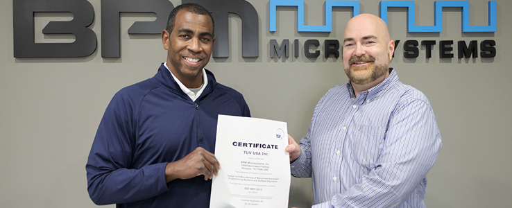 BPM Microsystems receives ISO certification
