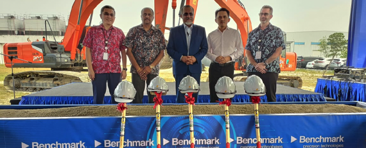 Benchmark breaks ground on its fifth facility in Penang