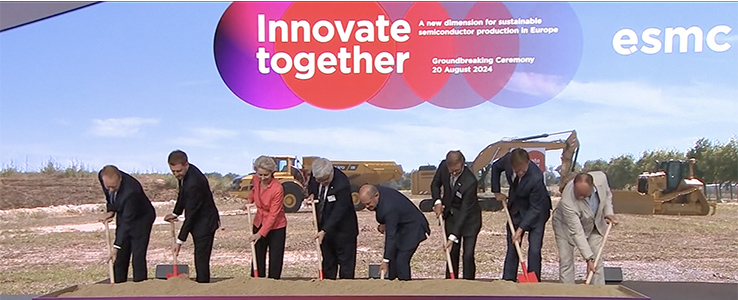 ESMC officially breaks ground on Dresden fab