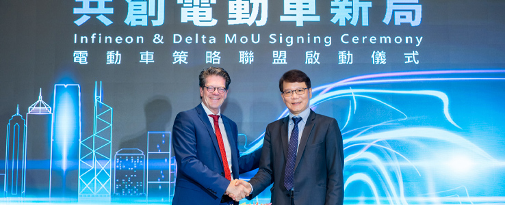 Infineon and Delta extends partnership to automotive applications