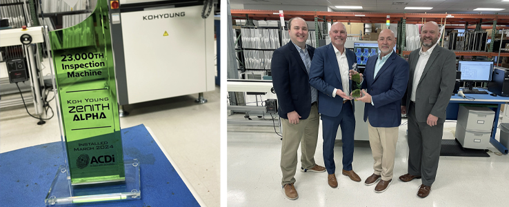 ACDi takes delivery of the 23,000th Koh Young machine