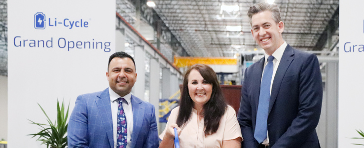 New lithium-Ion battery recycling facility opens in Arizona