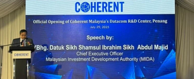 Coherent opens first datacom R&D centre in Penang