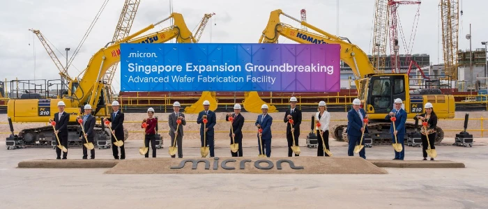 Micron breaks ground on $24B wafer fab expansion in Singapore