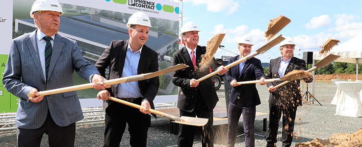 Phoenix Contact breaks ground on new facility for machine building