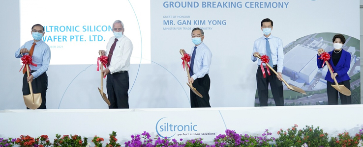Siltronic breaks ground for a new fab in Singapore