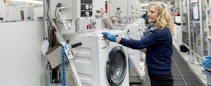 Miele with second production plant for washing machines