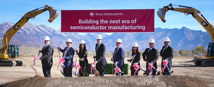 TI breaks ground on $11 billion 300 mm wafer fab