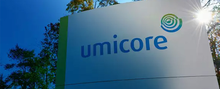Umicore to produce battery materials in Canada