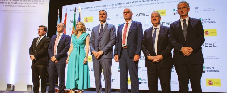 AESC Group starts work on a $1.1bn battery plant in Spain