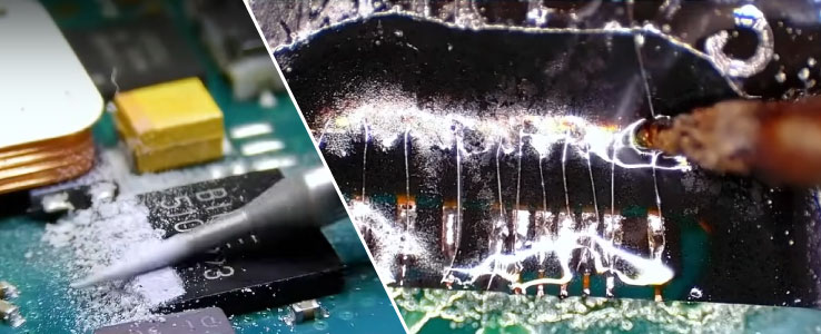 When chip repair means microsurgery inside the IC