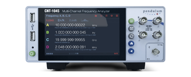 Pendulum Instruments introduces a 4-channel Frequency Counter/Analyzer