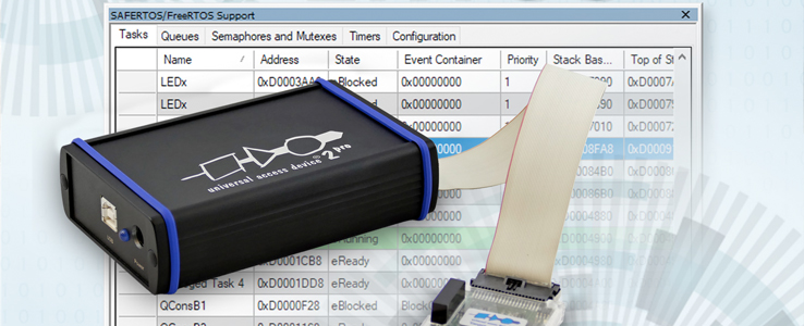 PLS' Universal Debug Engine now also supports SAFERTOS