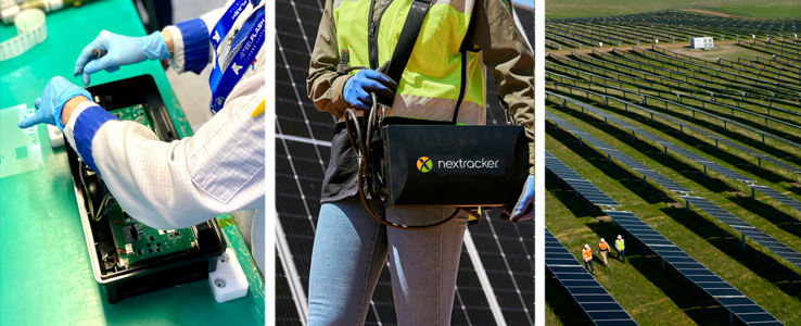 Asteelflash open manufacturing line for Nextracker in California